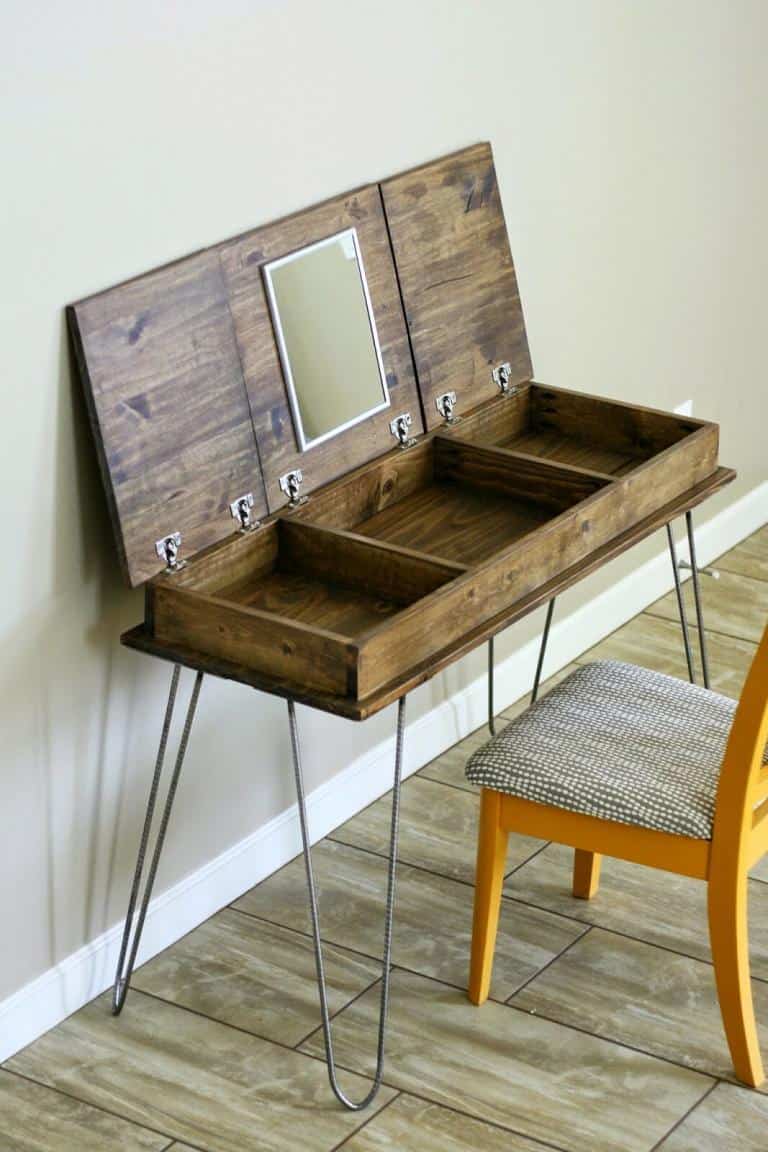 DIY Makeup Vanity: 20 Of the Best Ideas - JustCraftingAround