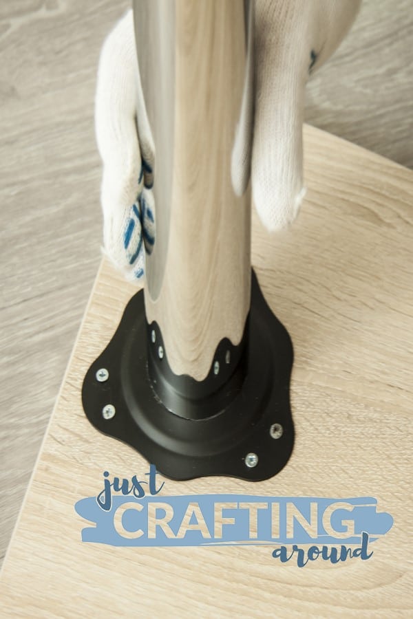 Height Adjustable Table Legs For Your DIY Tabletop - JustCraftingAround