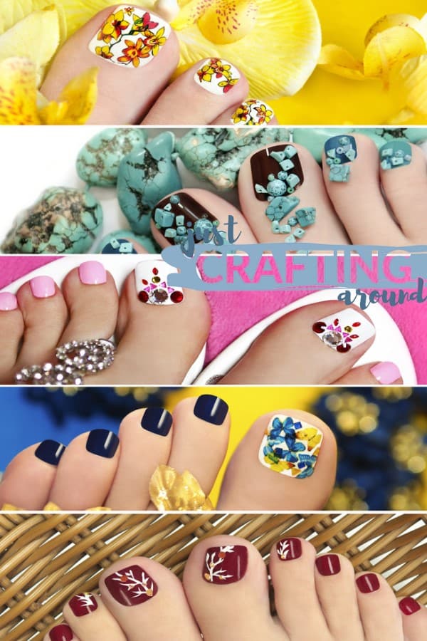 15 Super Fun Pedicure Ideas - JustCraftingAround