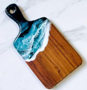 DIY Resin Cutting Board - A Beginner-Friendly Tutorial - JustCraftingAround