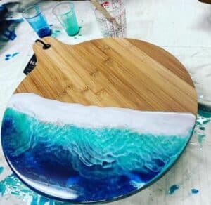 DIY Resin Cutting Board - A Beginner-Friendly Tutorial - JustCraftingAround